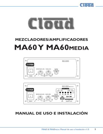 Cloud MA60 Manual de usuario | Manualzz