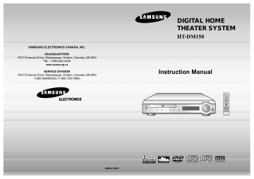 Samsung HT-DM150 Instruction manuals | Manualzz